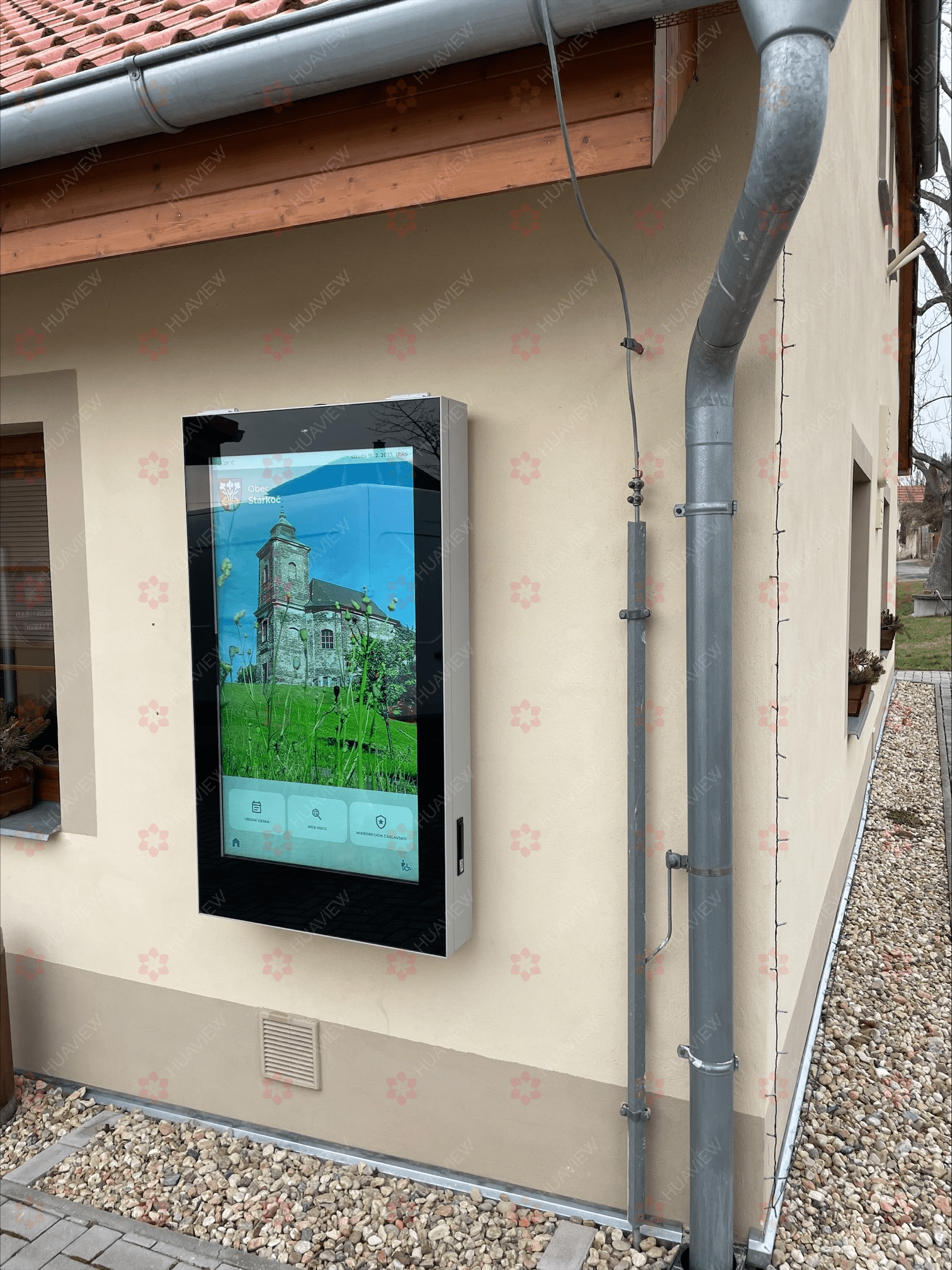 Portrait Wall Mount Outdoor LCD Display 43" 49" 55" 65" 75" Huaview-LCD ...