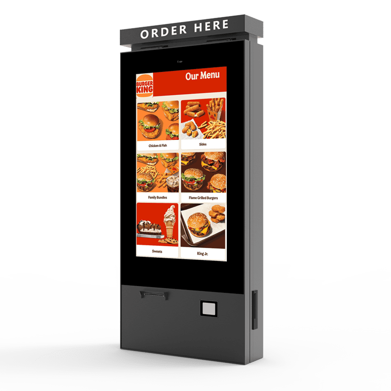 32 Inch Wall Mount Outdoor Self Order Kiosk Fully Weather Proof Huaview ...