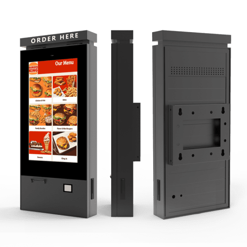 32 Inch Wall Mount Outdoor Self Order Kiosk Fully Weather Proof Huaview ...